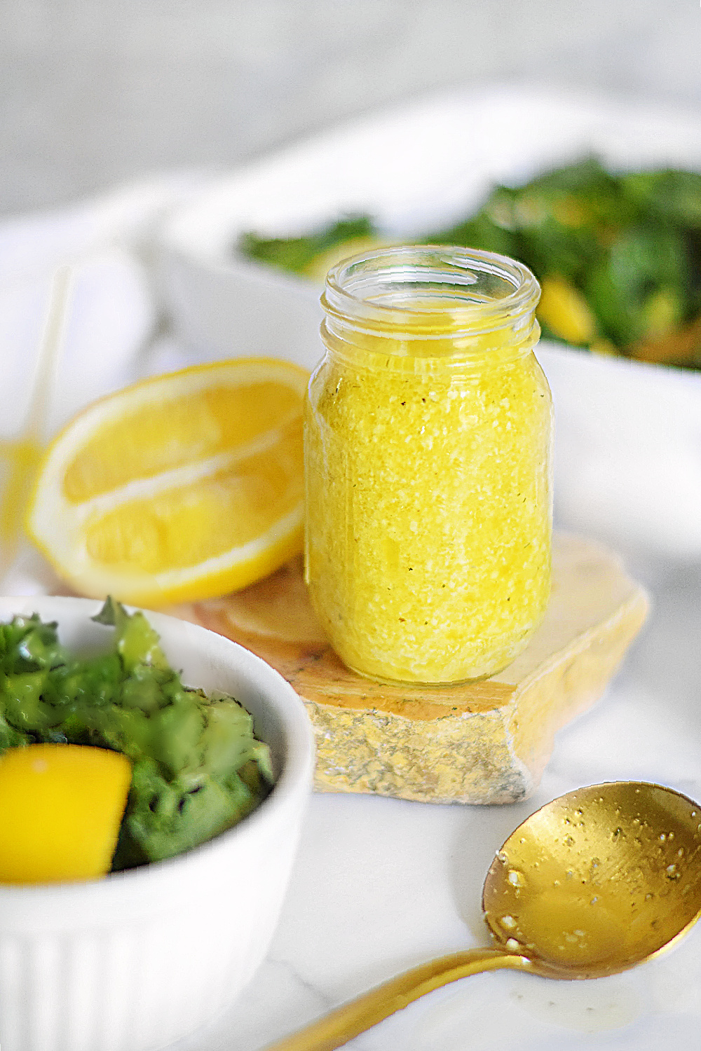 Lemon Parmesan Vinaigrette - My Pretty Brown Eats